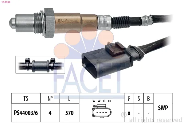 03C906265M VAG Sonda Lambda Sensor De Oxigeno Post Catalizador