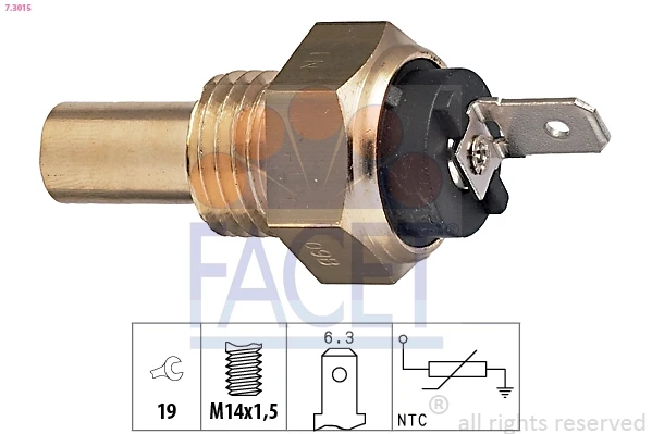 6U0919501A VAG sensor de temperatura