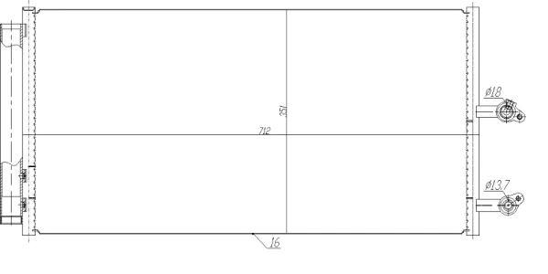 32138990 VOLVO condensador aire acondicionado