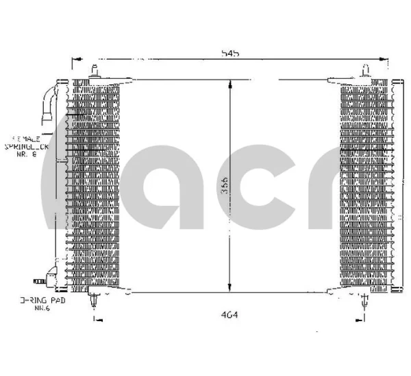 300084 ACR condensador aire acondicionado