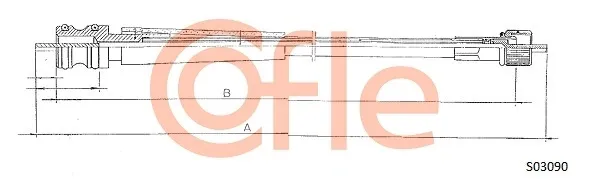 S03090 COFLE Cable velocímetro
