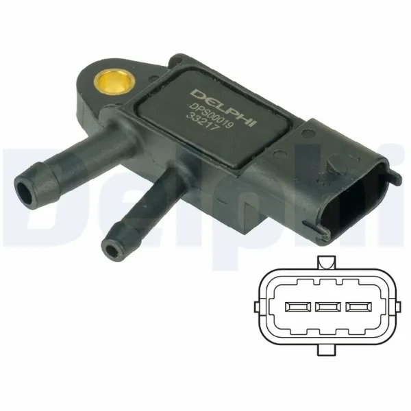 DPS00019 DELPHI sensor de presion gases de escape