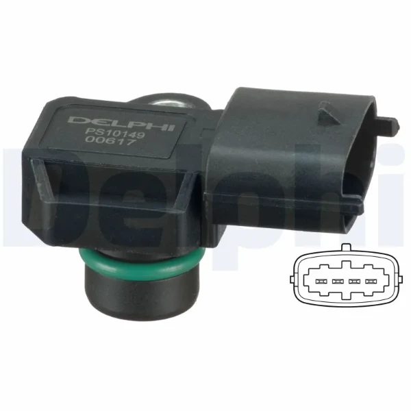 PS10149 DELPHI Sensor De Presion Del Colector De Admision