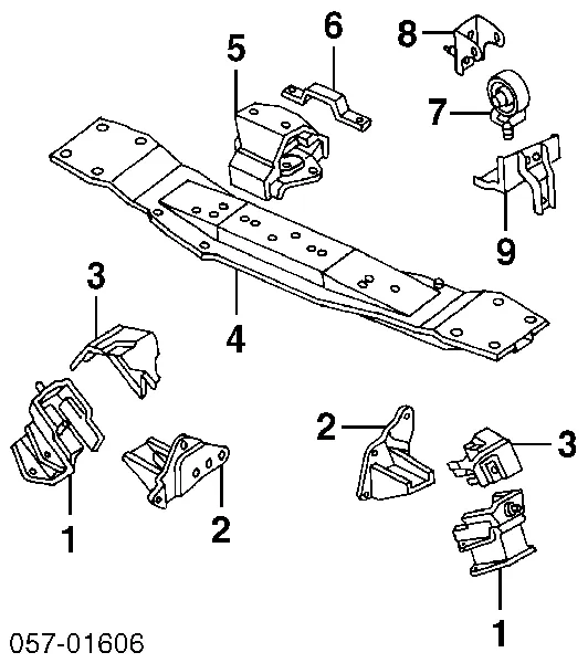 MR133079 MITSUBISHI taco de caja de cambios