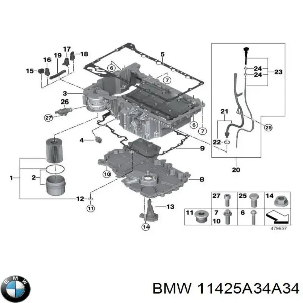 11425A34A34 BMW - repuestos BMW a precio barato