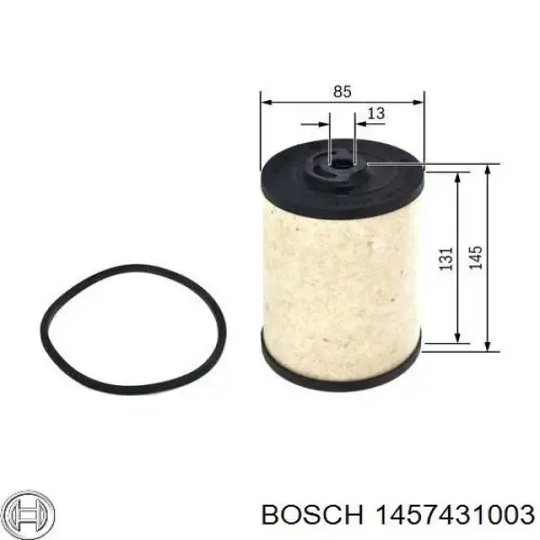 1457431003 BOSCH Filtro de combustible