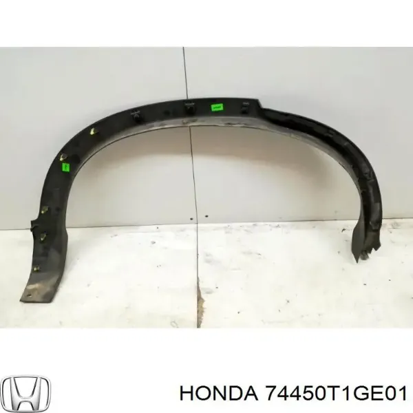 74450T1GE01 HONDA Listón embellecedor/protector, guardabarros trasero ...