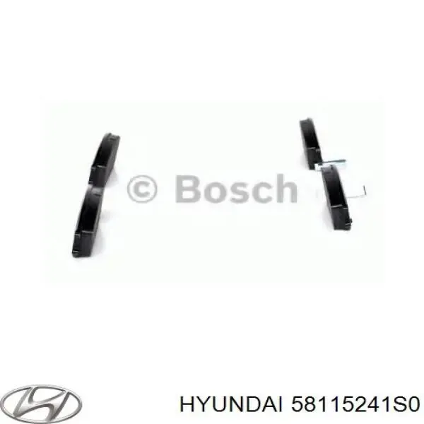 58115241S0 HYUNDAI/KIA Pastillas de freno delanteras