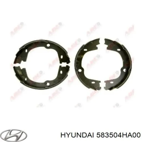 583504HA00 HYUNDAI/KIA zapatas de freno de mano