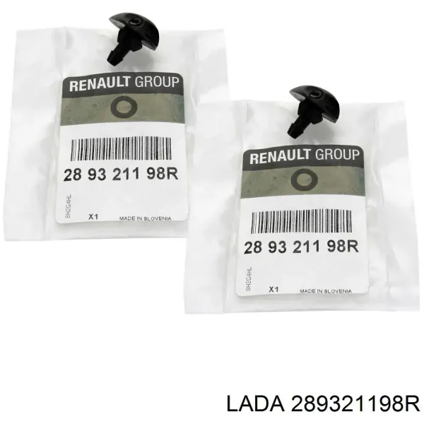 289321198R LADA tobera de agua regadora, lavado de parabrisas