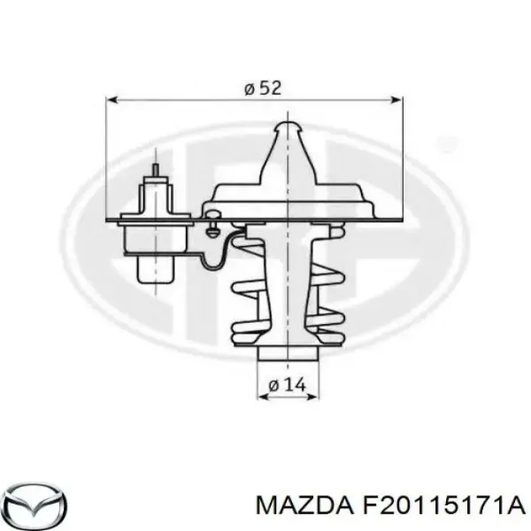 F20115171A MAZDA Termostato