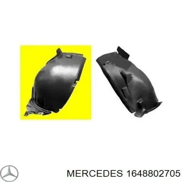 1648802705 MERCEDES Guardabarros interior delantero izquierdo, aleta ...
