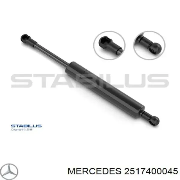 2517400045 MERCEDES Amortiguador maletero
