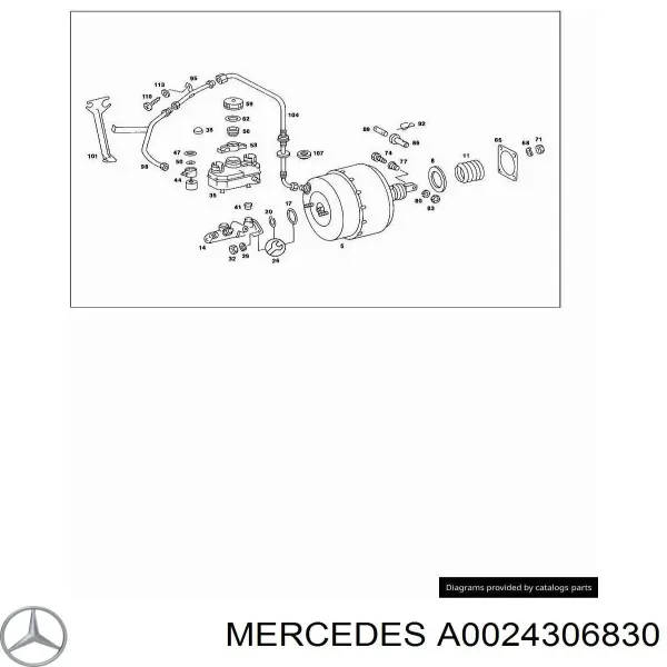 A002430683064 MERCEDES Servofreno