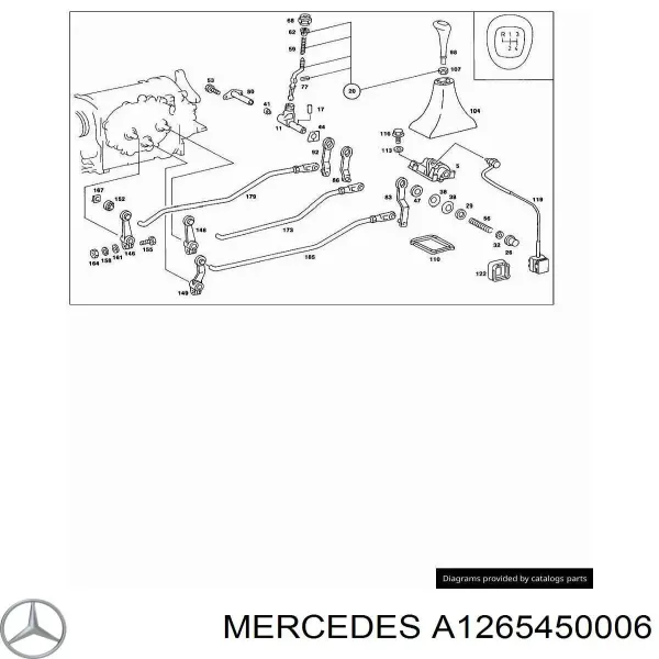 1265450006 MERCEDES - repuestos Mercedes a precio barato