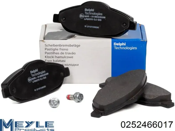 1613259380 PEUGEOT/CITROEN Pastillas de freno delanteras