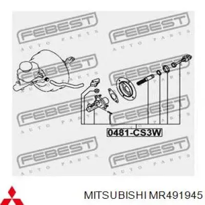 MR491945 MITSUBISHI Cilindro maestro de embrague