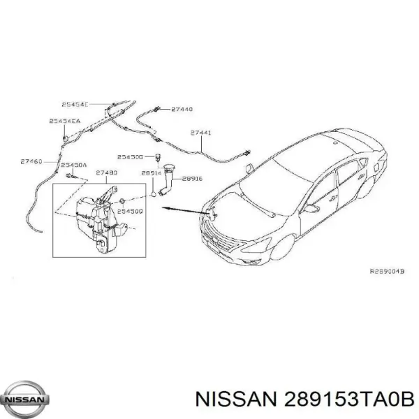 289153TA0B NISSAN/INFINITI - repuestos Nissan/Infiniti a precio barato