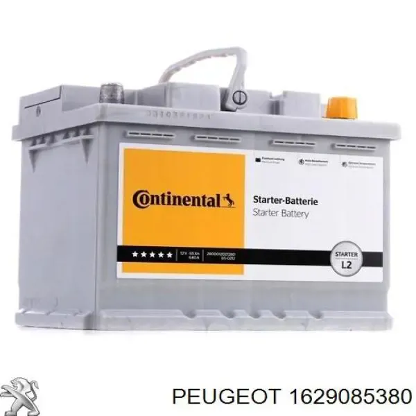 Batería Peugeot/Citroen 1629085380