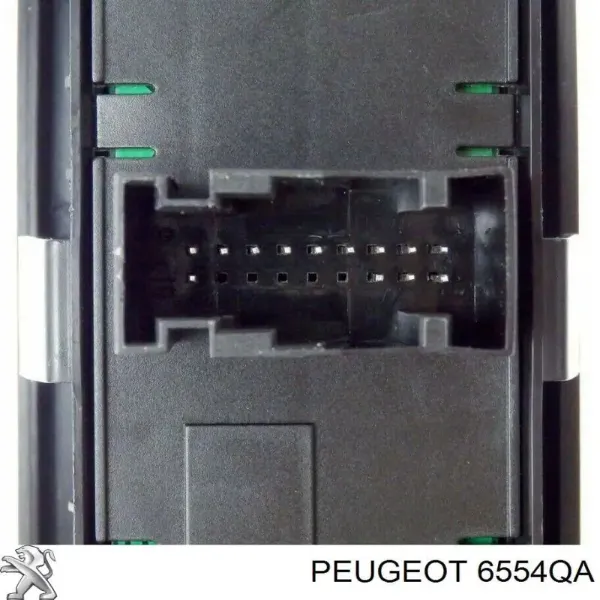 6554QA PEUGEOT/CITROEN Interruptor de elevalunas delantera izquierda