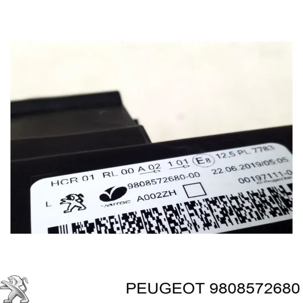 9808572680 PEUGEOT/CITROEN faro izquierdo