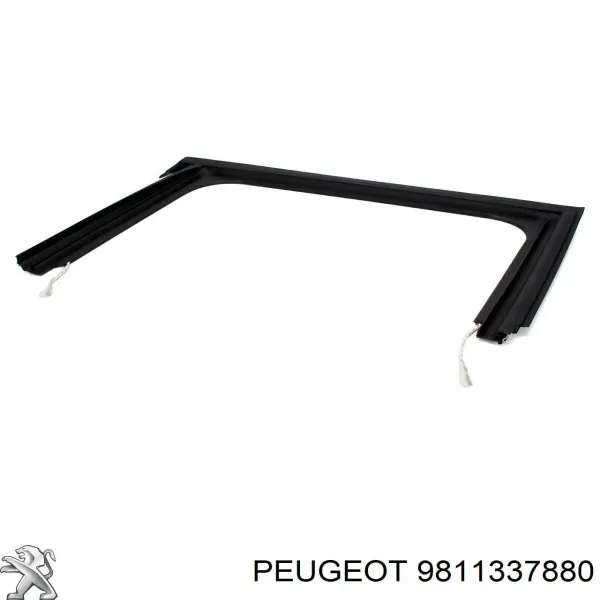 9811337880 PEUGEOT/CITROEN Junta de puerta trasera izquierda (en puerta)
