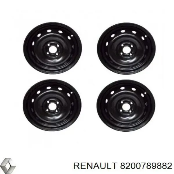 8200789882 RENAULT (RVI) Llantas de acero (Estampado)