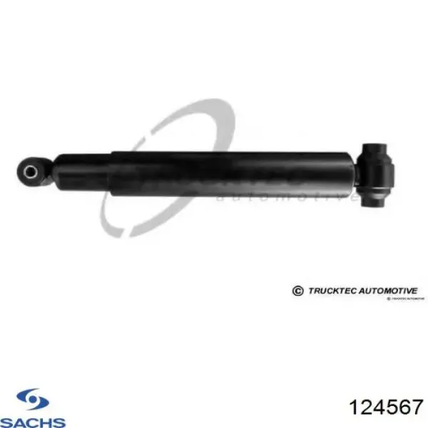124 567 SACHS amortiguador trasero