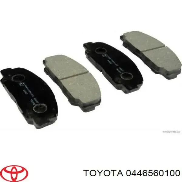0446560100 TOYOTA Pastillas de freno delanteras