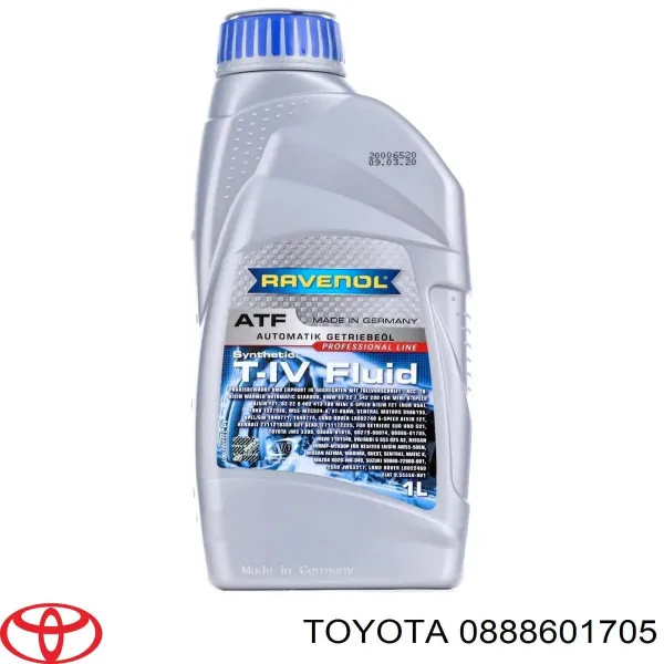 0888601705 - aceite transmisión Toyota 0888601705 ATF TYPE T-4 4 L ...