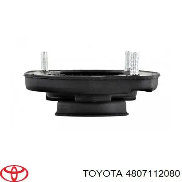 4807112080 TOYOTA Soporte amortiguador trasero derecho