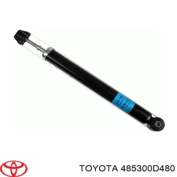 485300D480 TOYOTA Amortiguador trasero derecho