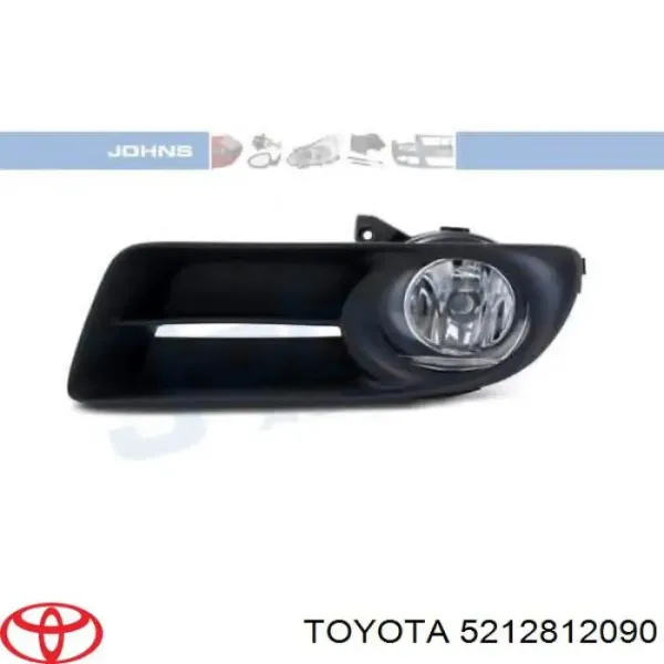 5212812090 TOYOTA rejilla del parachoques delantera izquierda