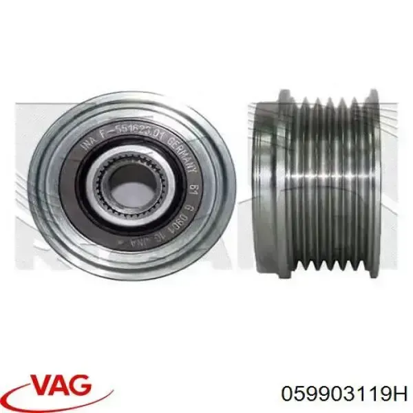 059903119H VAG polea alternador