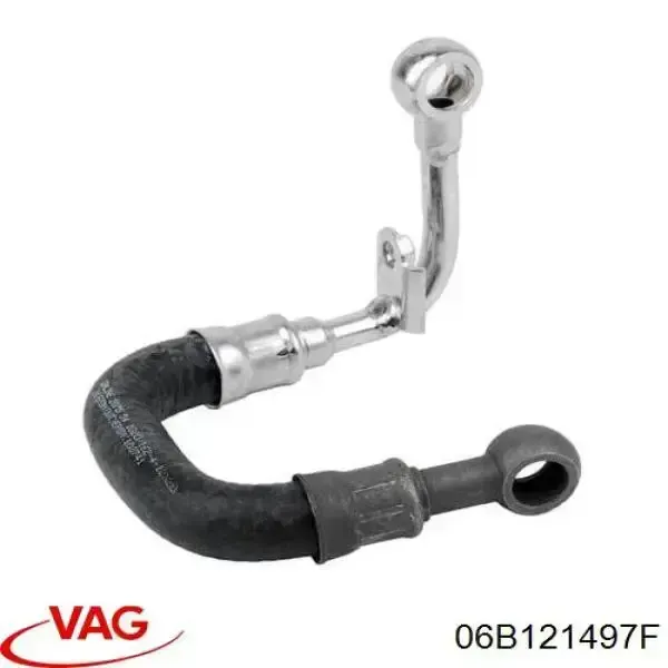 06B121497F VAG Conducto aceite, turbocompresor, alimentación