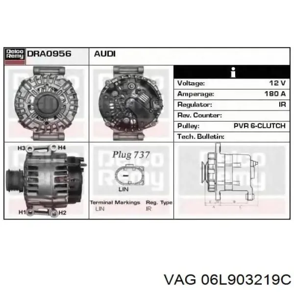 06L903219C VAG Polea alternador