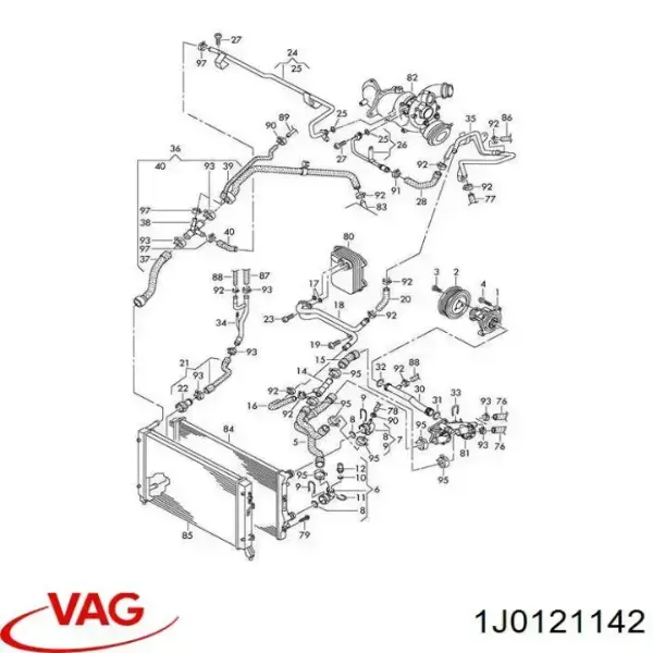 1J0121142 VAG - repuestos VAG a precio barato