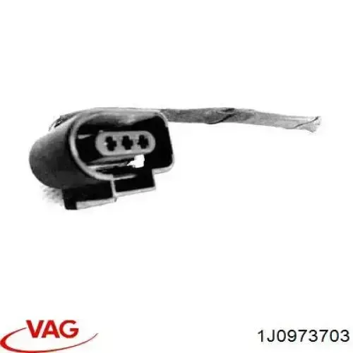 1J0973703 VAG Conector (chip) sensor de aparcamiento