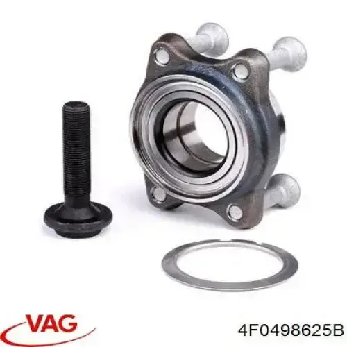 4F0498625B VAG Cojinete de rueda delantero/trasero