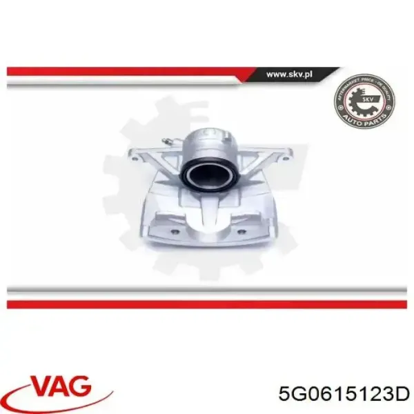 5G0615123D VAG Pinza de freno delantera izquierda