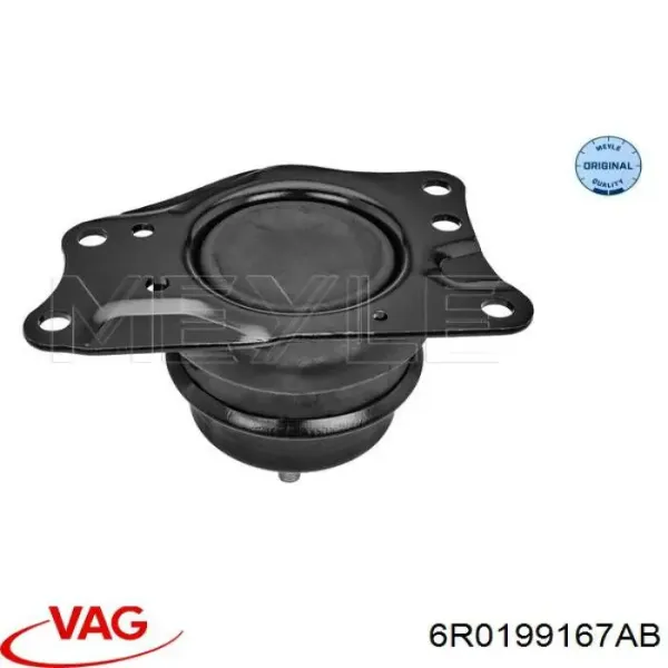 6R0199167AB VAG Soporte de motor derecho