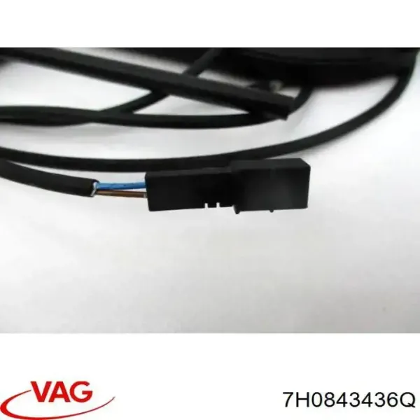7H0843436Q VAG Guía rodillo, puerta corrediza, derecho superior