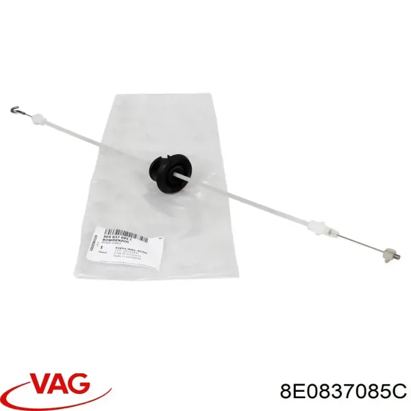 8E0837085C VAG Cable de accionamiento, desbloqueo de puerta delantera