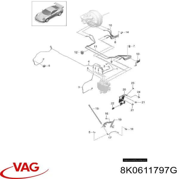 8K0611797G VAG - repuestos VAG a precio barato