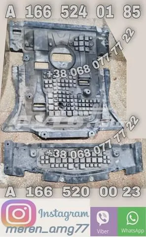 A1665200023 MERCEDES protector para parachoques