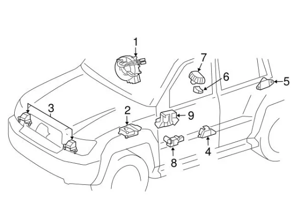 8430650190 TOYOTA Anillo de AIRBAG